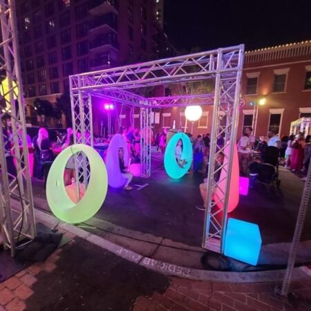 LED Swings Rental - PartyWorks Interactive