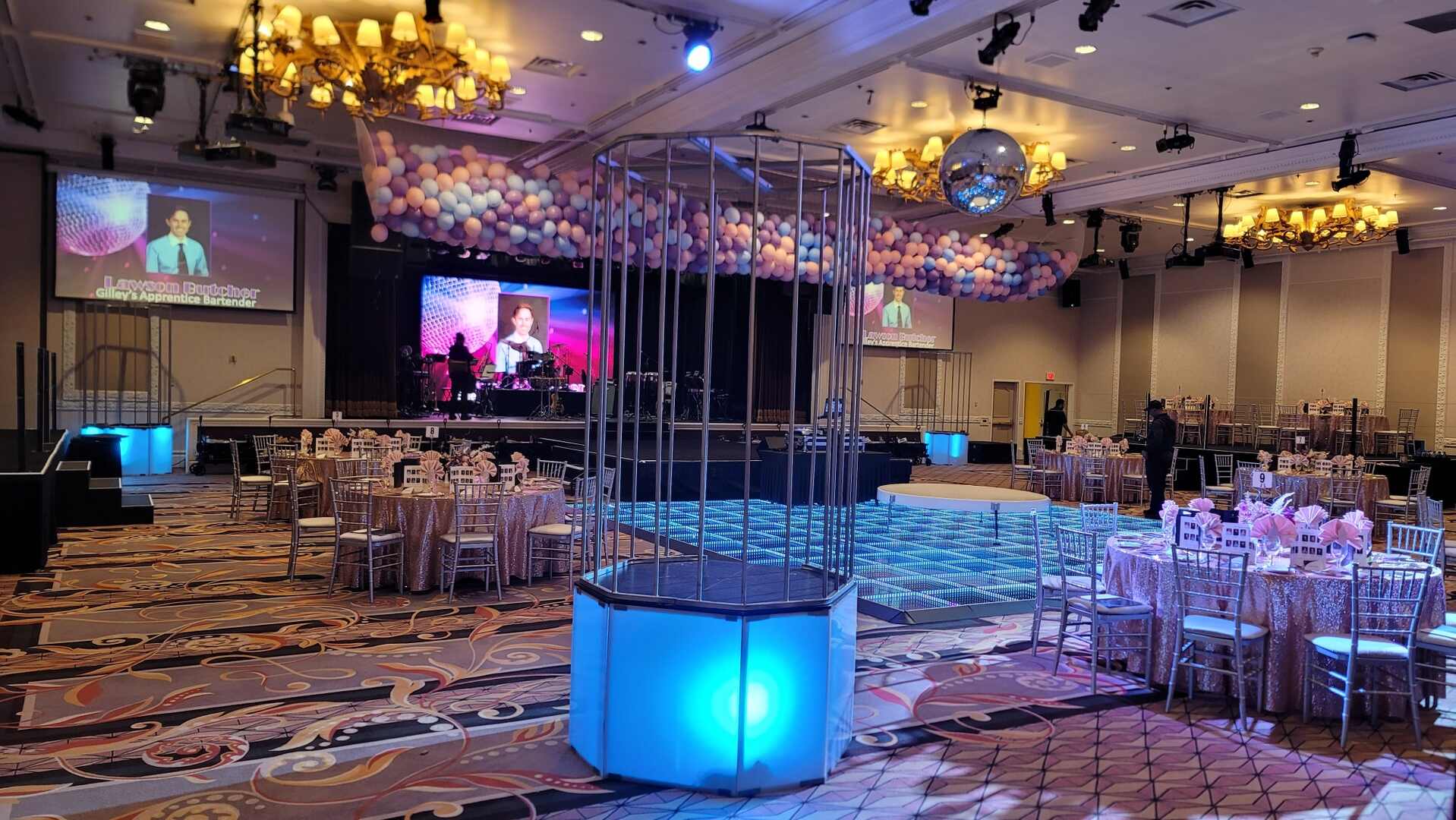 LED Dance Podium - PartyWorks Interactive