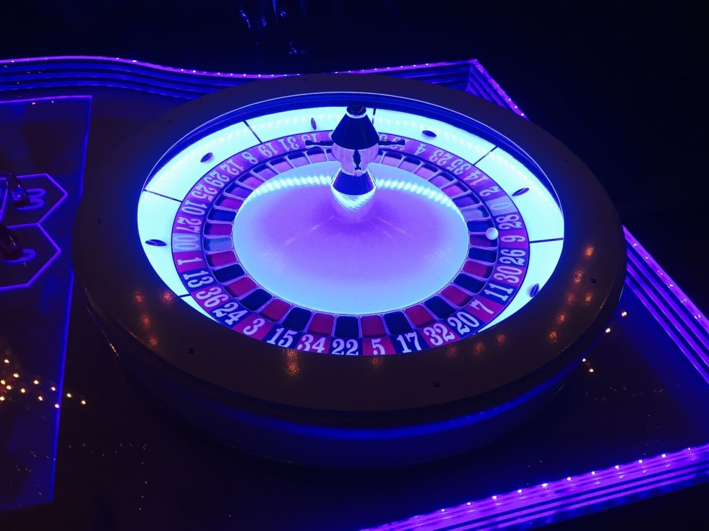 LED Roulette Table - PartyWorks Interactive