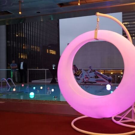 LED Swings Rental - PartyWorks Interactive