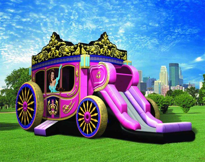 Princess Carriage Inflatable - PartyWorks Interactive