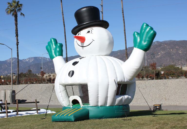 Snowman Inflatable - PartyWorks Interactive