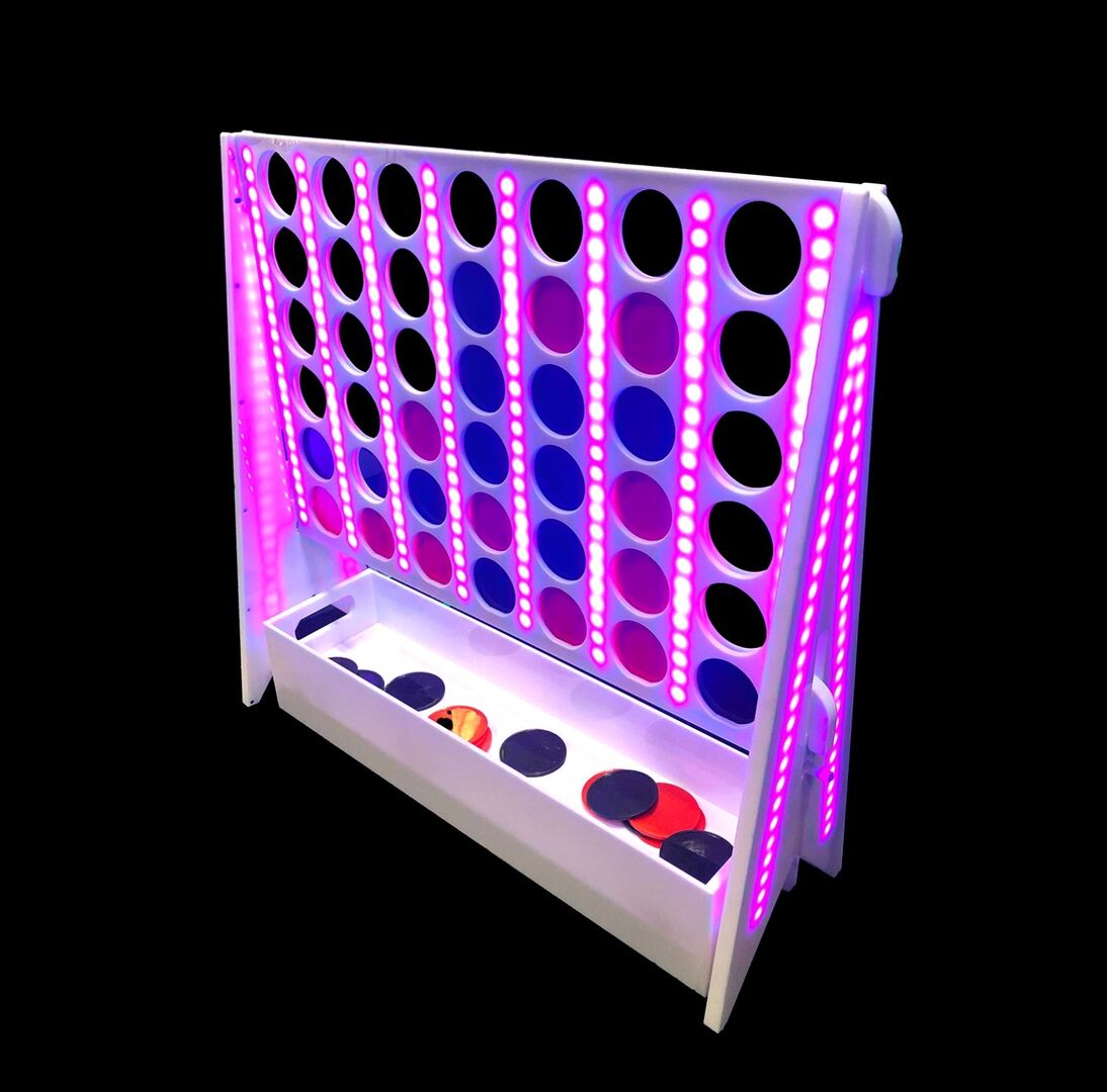 LED Connect 4 Game - PartyWorks Interactive
