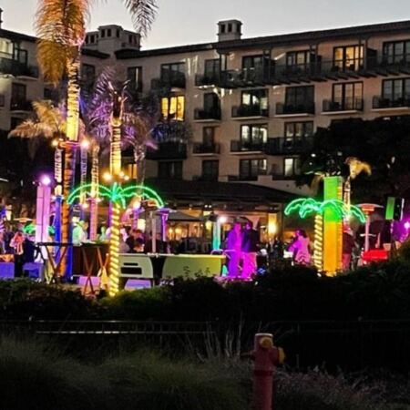 LED Palm Trees Rental - PartyWorks Interactive