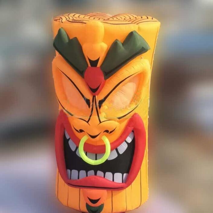 Giant Tiki Inflatable 16 ft tall - PartyWorks Interactive