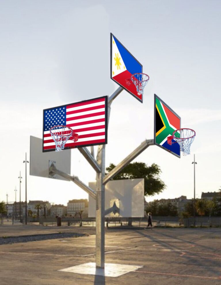 Around the world Basketball - PartyWorks Interactive